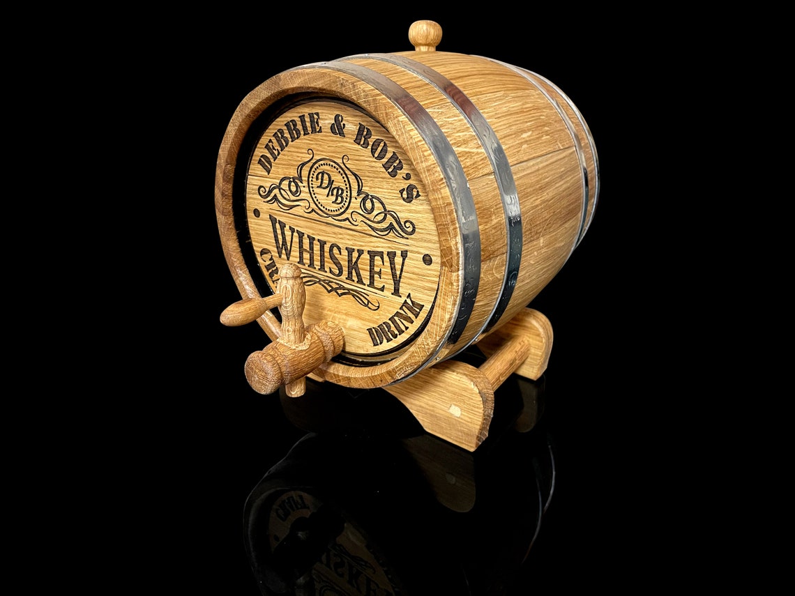 Oak Whiskey-Wine Cask 1 3 5. 10 15 Liter Oak Barrel Rum | Etsy