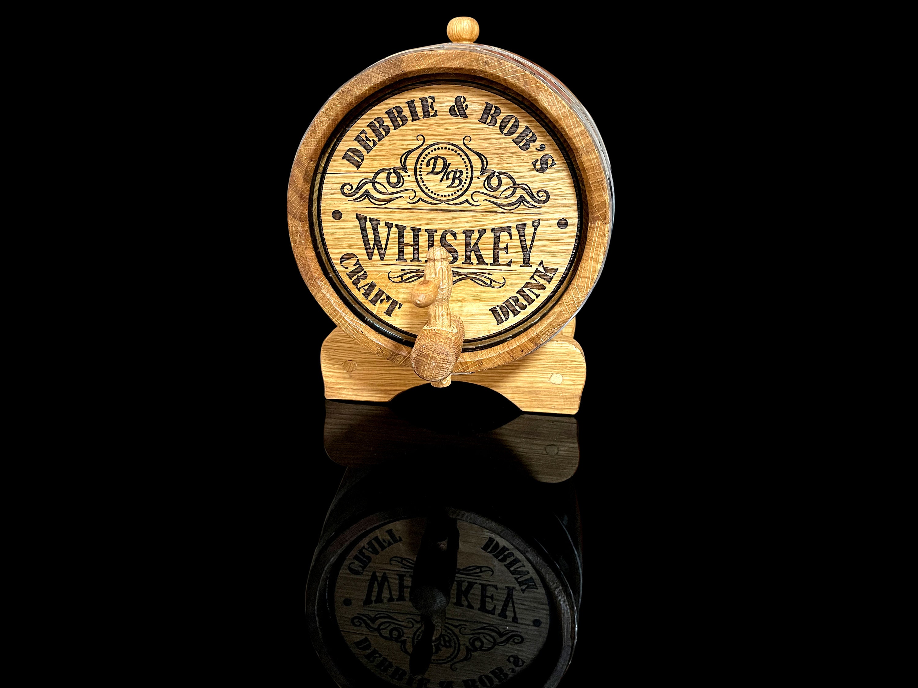 Oak Whiskey-Wine Cask 1 3 5. 10 15 Liter Oak Barrel Rum | Etsy