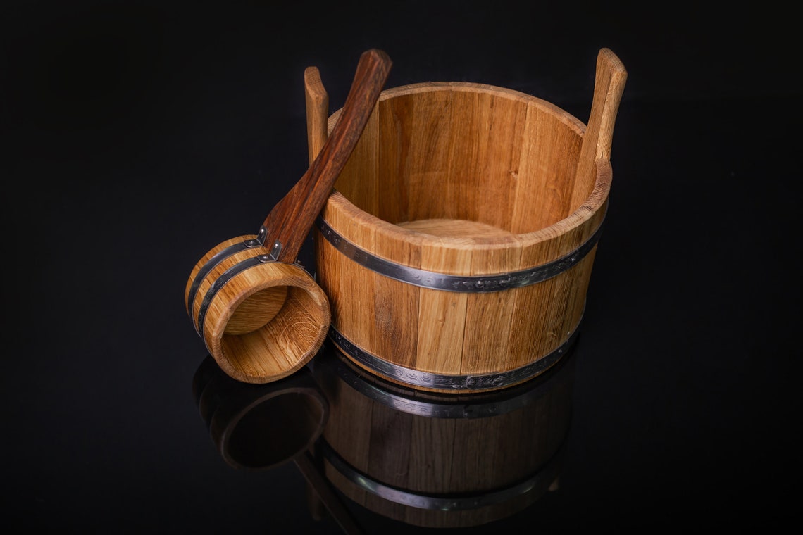 Sauna Bucket Sauna Accessories Infusion Bucket Banya Ladle - Etsy