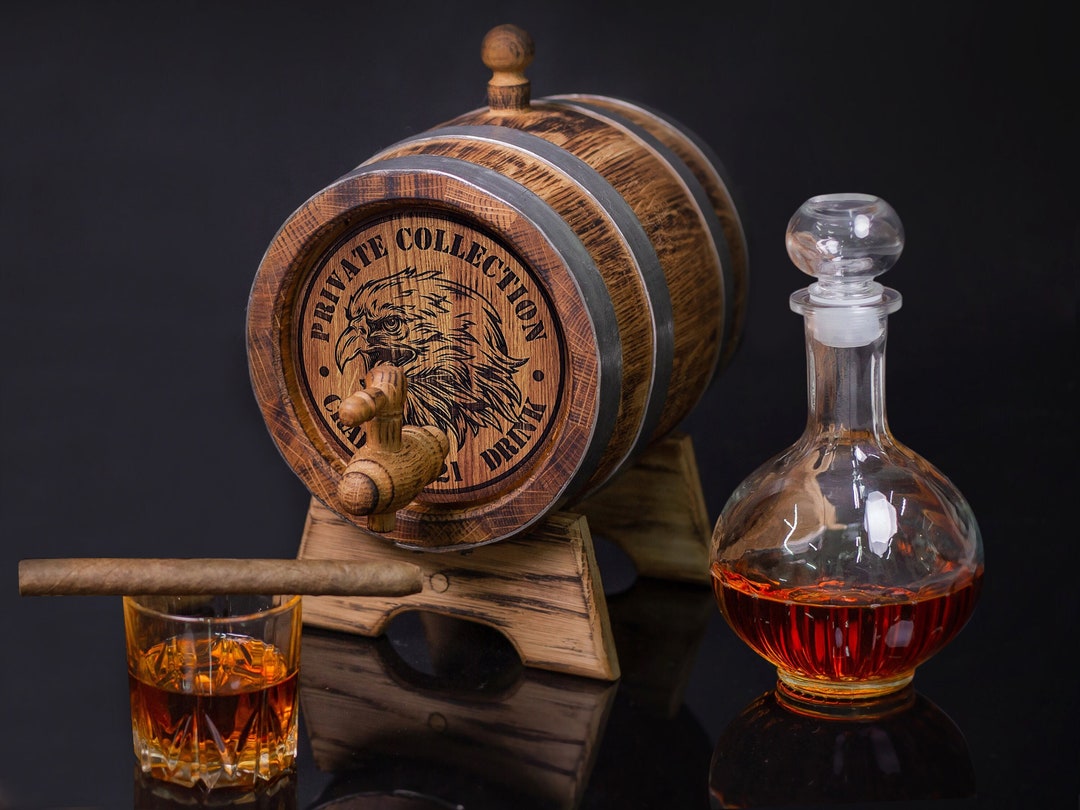 Personalized Oak Barrel, Oak Cask 1, 3, 5. 10, 15 Liter, Aging Barrel ...