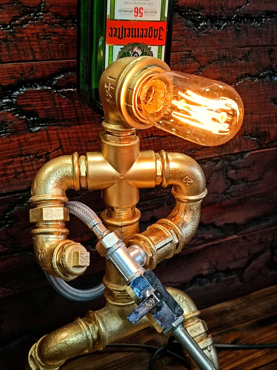 Bottle Dispenser Firefighter Alcohol Dispenser Unique - Etsy