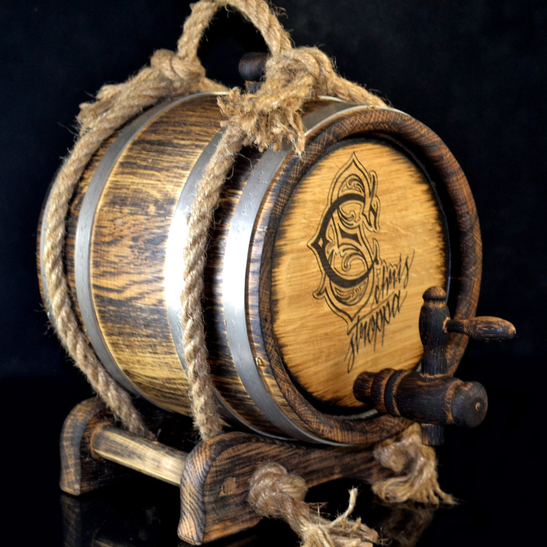 Personalized Oak Barrel 1L, 2L, 3L, 5L, 10L, 15L : Perfect for Aging ...