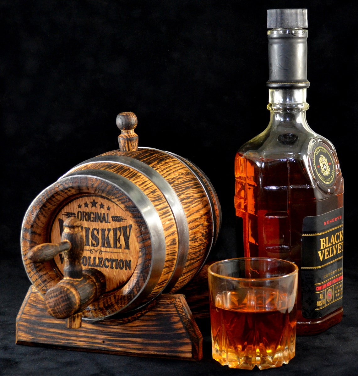 Oak Whiskey Barrel, 1 Liter Rum Oak Barrel, Rum Barrel, Aging Barrel ...