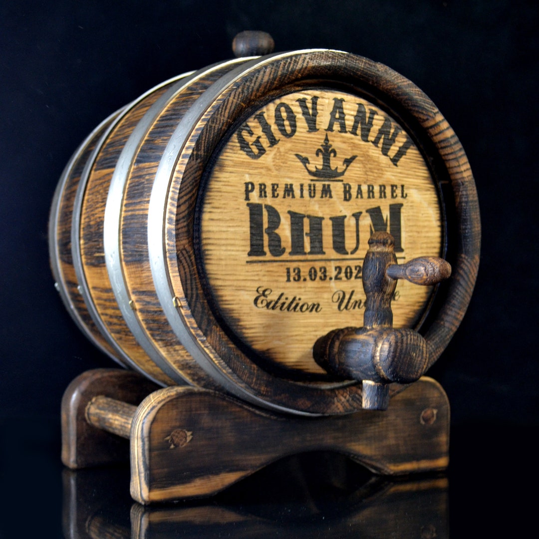 Personalized Aging Oak Barrel 1, 2, 3, 5, 10, 15 L Whiskey, Brandy ...