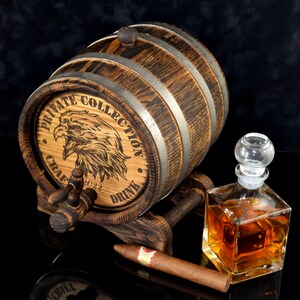 Oak Barrel, Personalized Oak Cask 1, 2, 3, 5, 10, 15 Liter, Aging ...