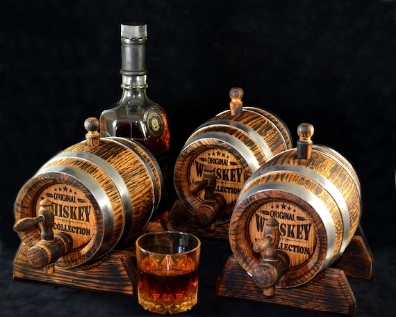 Oak Whiskey Barrel 1 Liter Rum Oak Barrel Rum Barrel Aging - Etsy