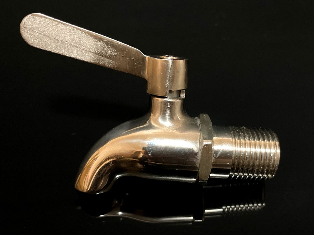 Stainless Steel Tap for Oak Barrels. Whiskey Barrel Tap 1/2" Whiskey ...