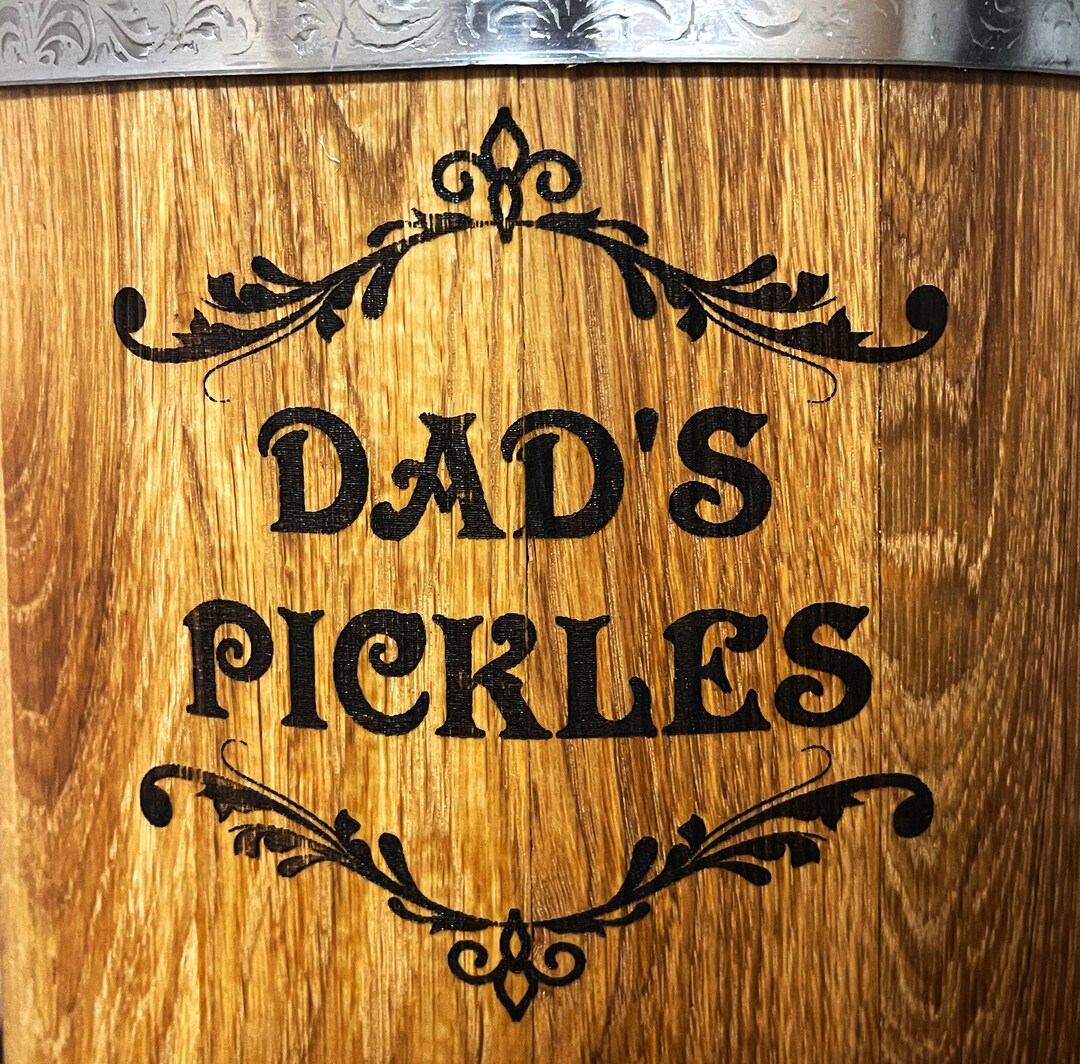 Personalized Pickle Oak Barrel / Barrel With Lid /wooden Vat for ...