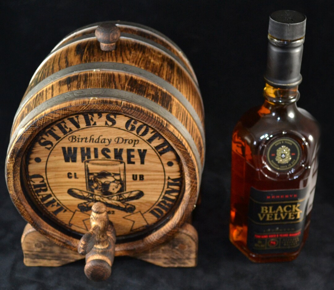 Personalized Rustic Aging Oak Barrel Oak Cask 1, 2, 3, 5, 10, 15 Liter ...