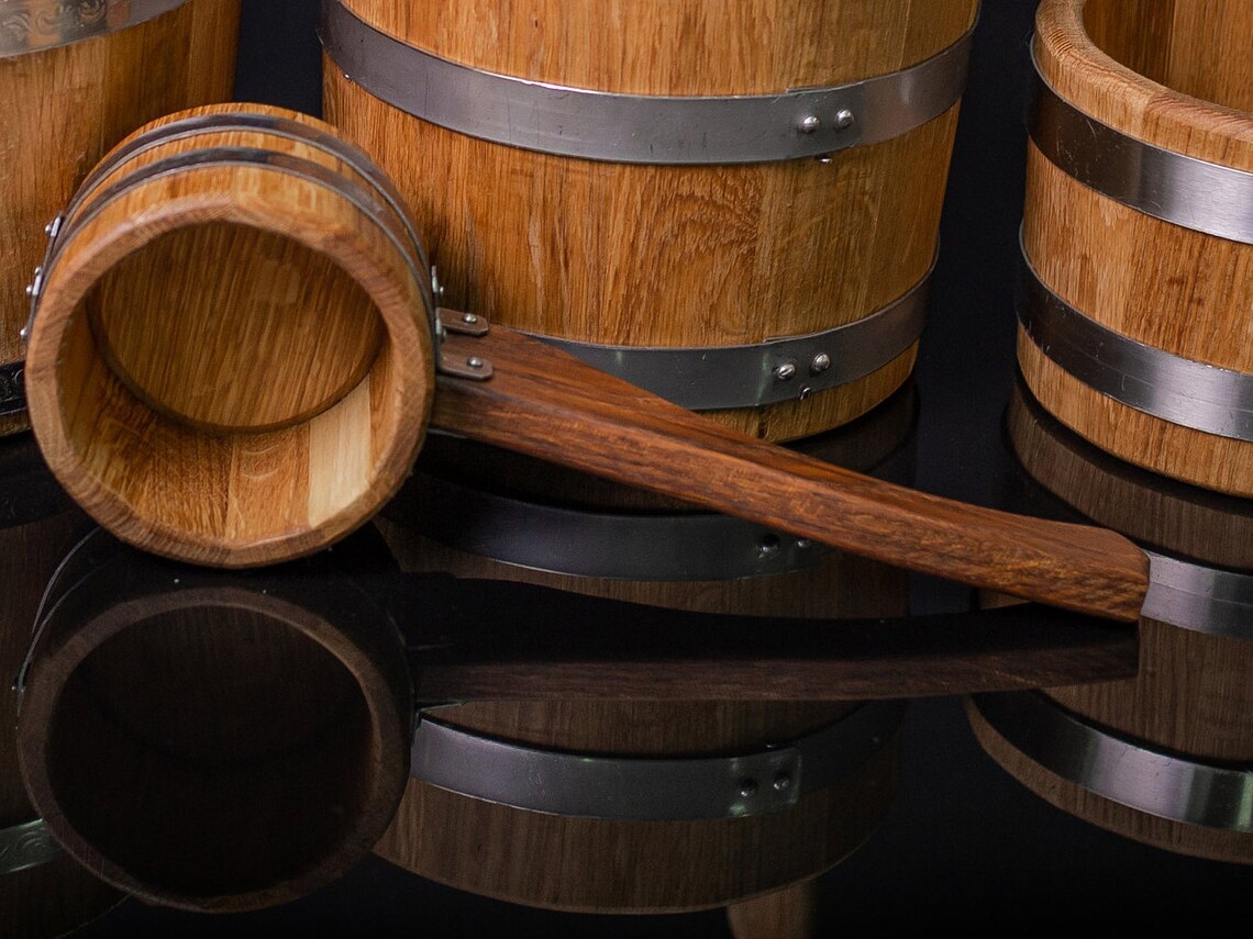 Sauna Bucket Sauna Accessories Infusion Bucket Banya Ladle | Etsy