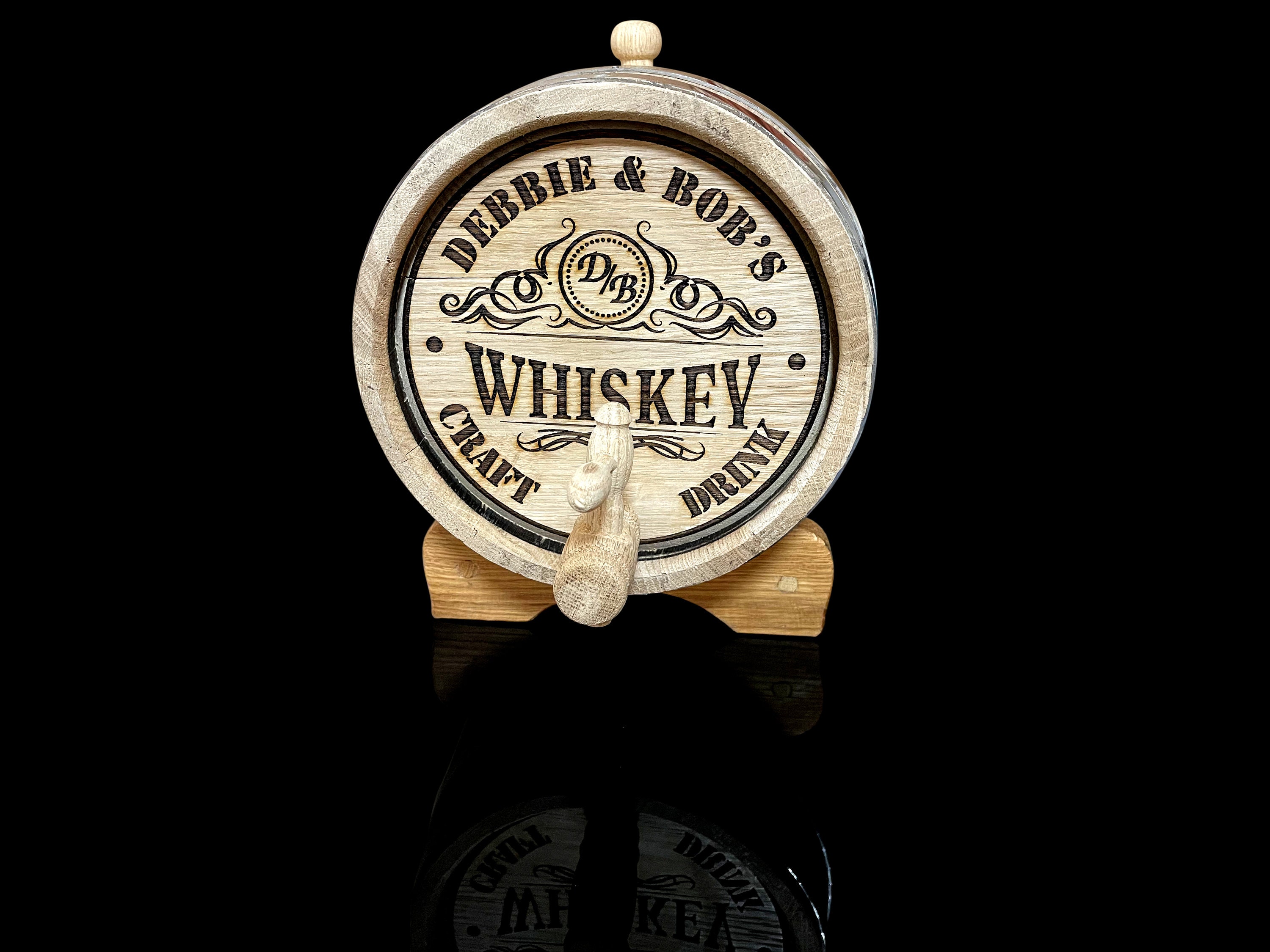 Oak Whiskey-Wine Cask 1 3 5. 10 15 Liter Oak Barrel Rum | Etsy