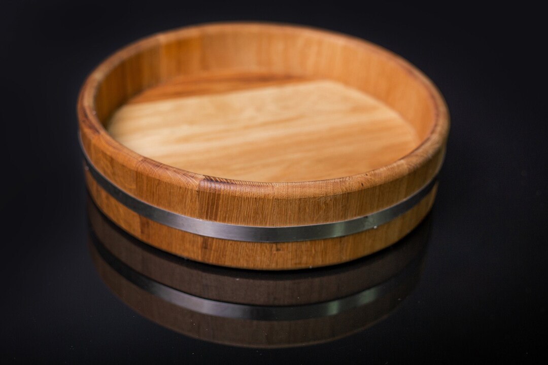 Handmade Oak Plate, Wooden Round Pan Plate, Beer Round Plate, Fruit ...