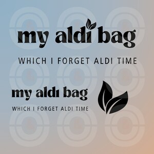 Aldi SVG Bundle, Shopping Bag PNG, Shop Digital Download JPG, Svg for ...