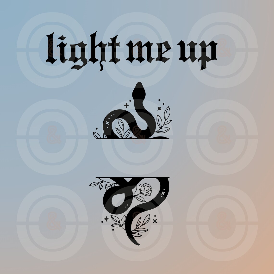 Rep Light Me up Svg Digital Download Bundle, Reputation Svgs, Snake PNG ...