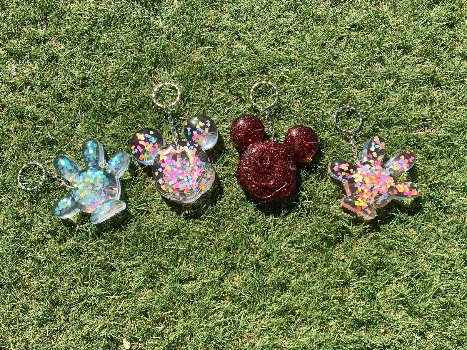 Disney/pixar Assorted Character Resin Keychains - Etsy