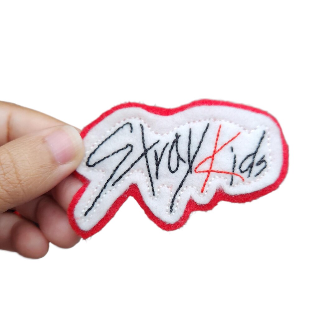 Stray Kids Logo Iron on Patch Hand Embroidered Patch SKZ Accessory Gift ...