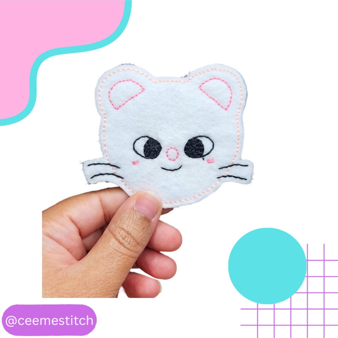 Jiniret SKZOO Patch • Hyunjin Stray Kids • Hand Embroidered Felt Iron ...