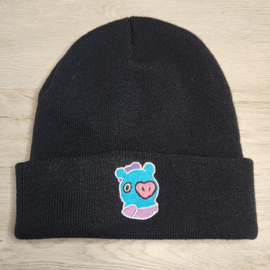 BT21 Character Beanie Hat Hand Embroidered Beanie Hat ARMY - Etsy