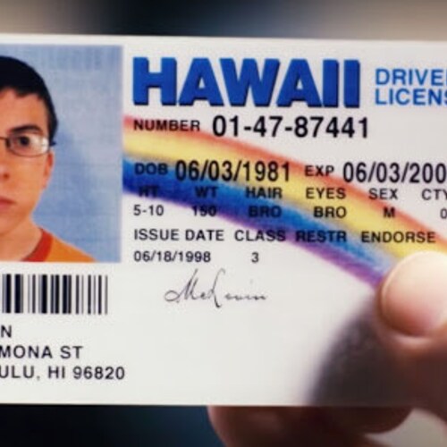Mclovin SUPERBAD Plastic ID Card Film Novelty Prop Replica | Etsy