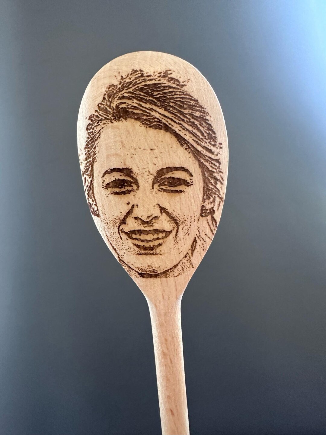 Blake Lively's Face Engraved on a Wooden Spoon 30cm, Birthday ...