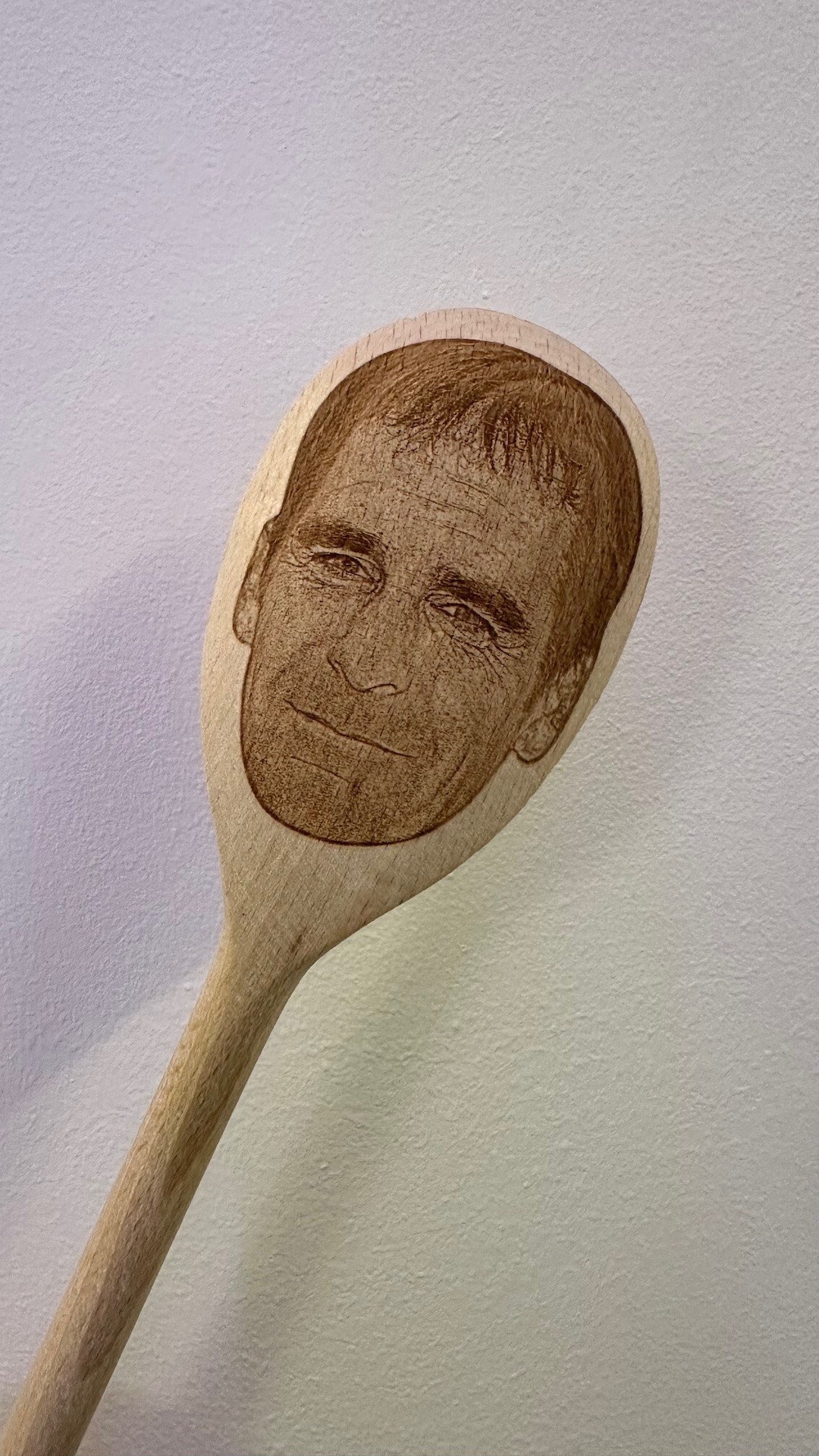 Scott Bakula's Face on Wooden Spoon (personalisation Available) - Etsy