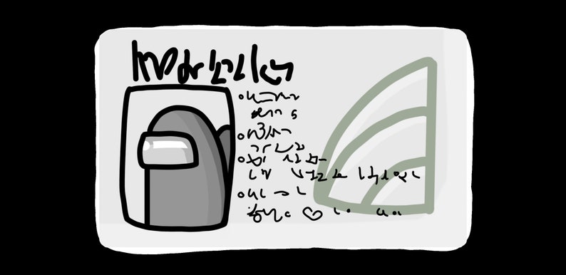 Among Us ID Swipe Admin Card Game Prop Replica PVC Card - Etsy Australia