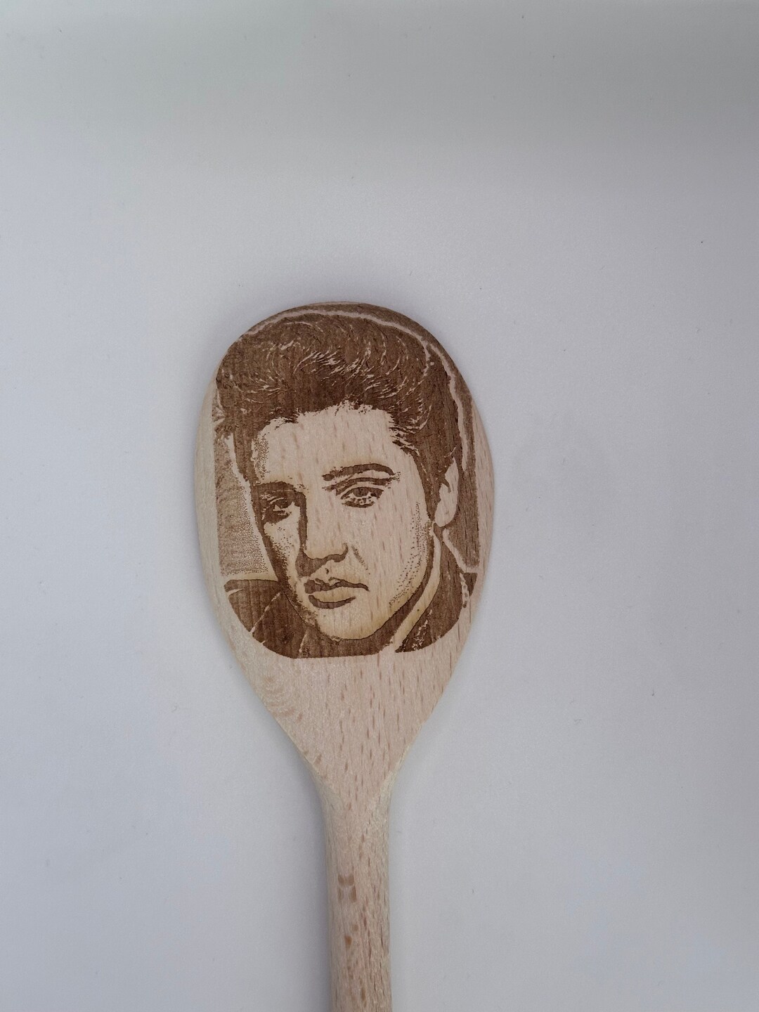 Engraved Elvis Presley Wooden Spoon: Rock and Roll Kitchen Decor ...