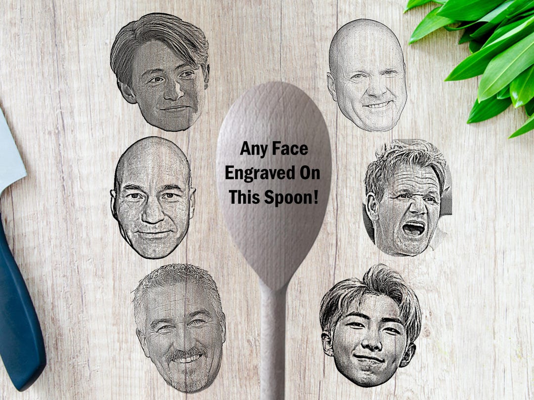 Your Best Friend's Face on Wooden Spoon, Face Spoon, Housewarming ...