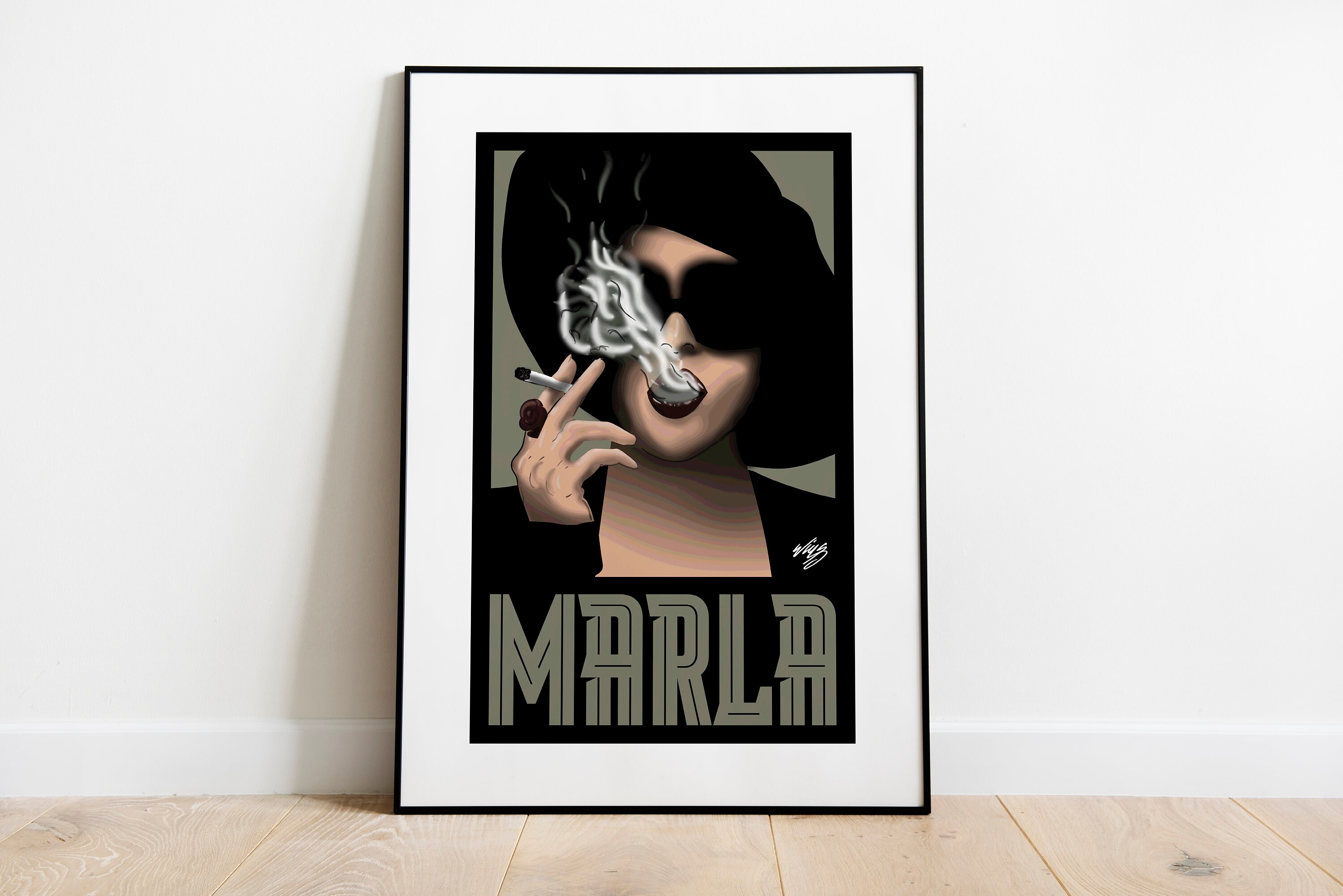 Fight Club - MARLA - Digital Art Print - 30x40cm/a4/4"x6" - Etsy UK