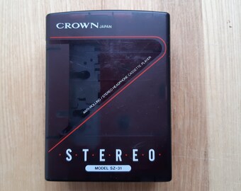 Crown Stereo Safari Portable Cassette Player Working Vintage - Etsy