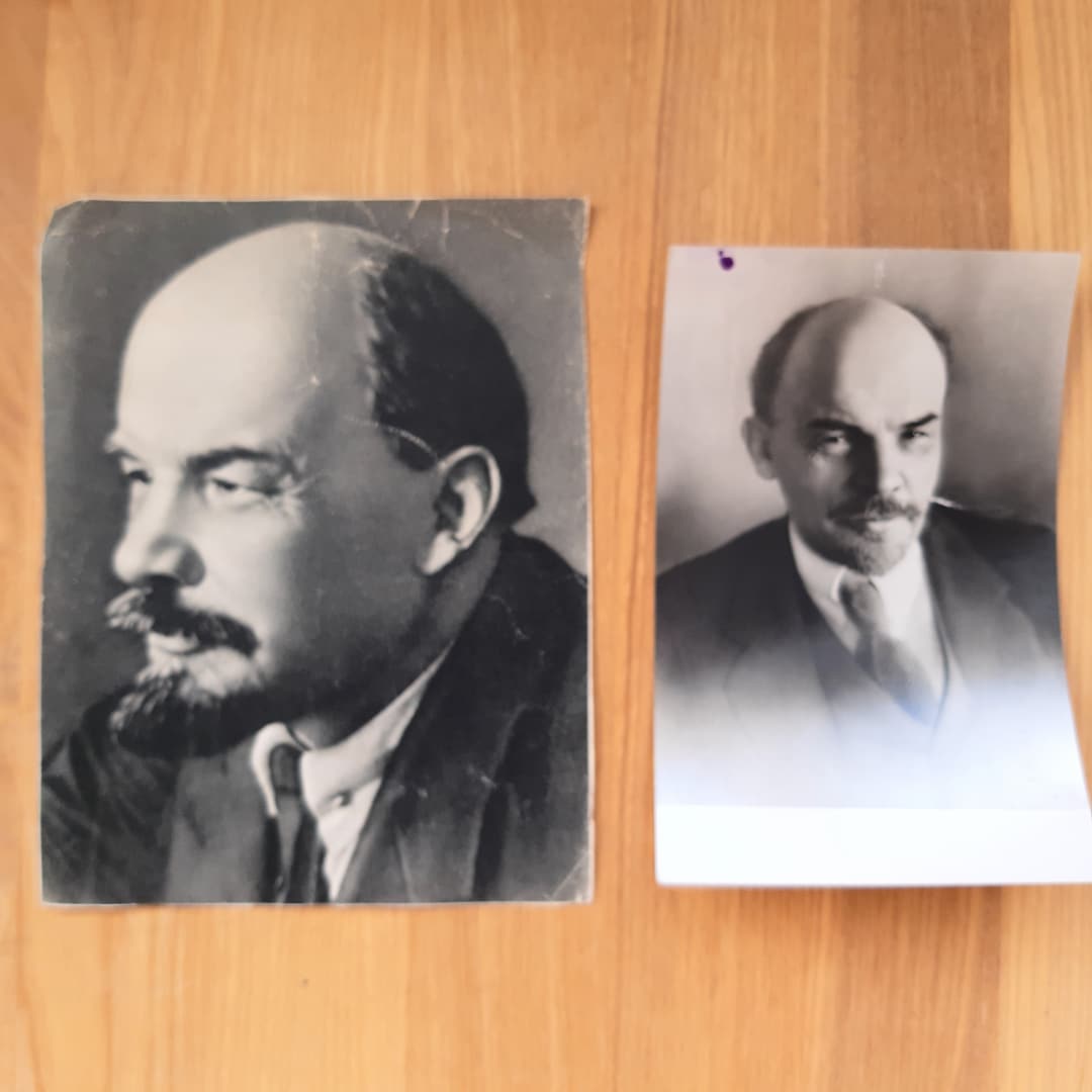 Old Soviet Greeting Card, Lenin, Vintage Postcards - Etsy