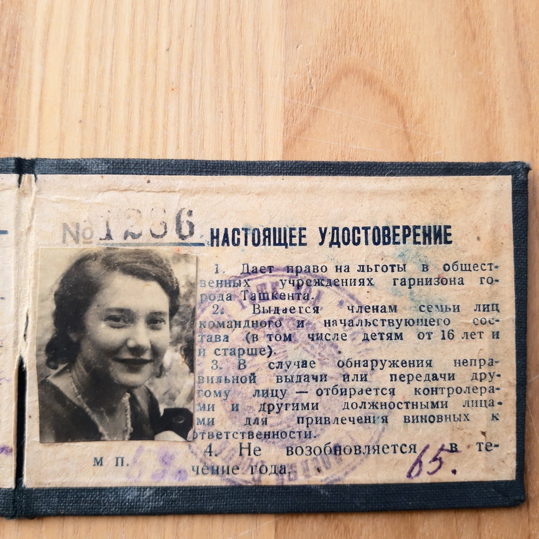 Soviet Military Document Rare Red Army Document - Etsy