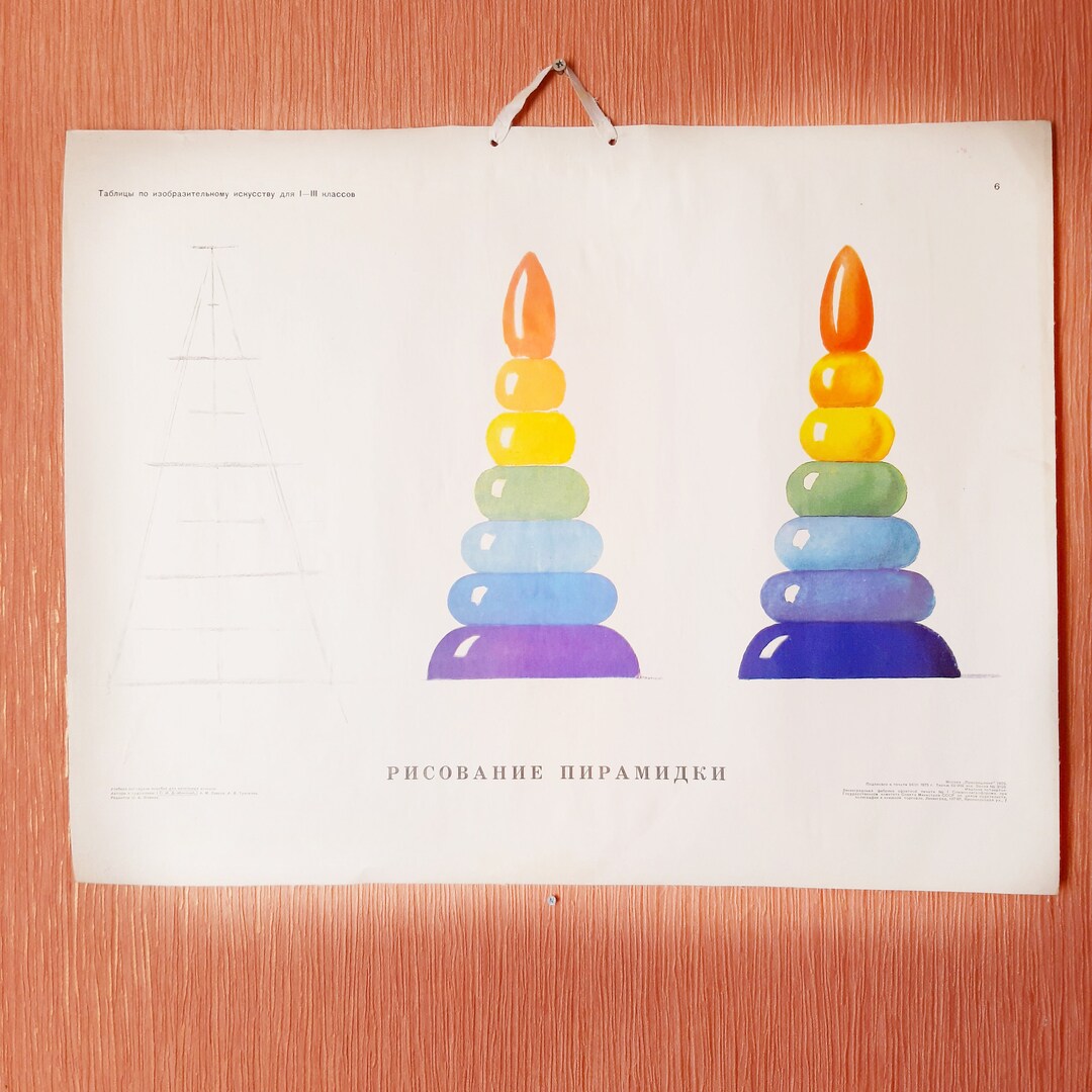 Original 1976 Soviet Poster, Knowledge Painting - Etsy