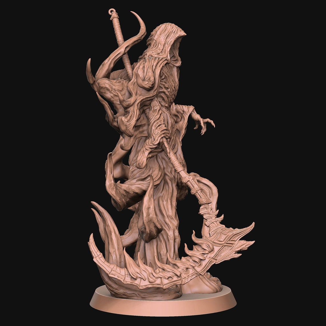 Grim Reaper Sculpture 12K Resin 3D Printed Collectible Figure Mistic ...