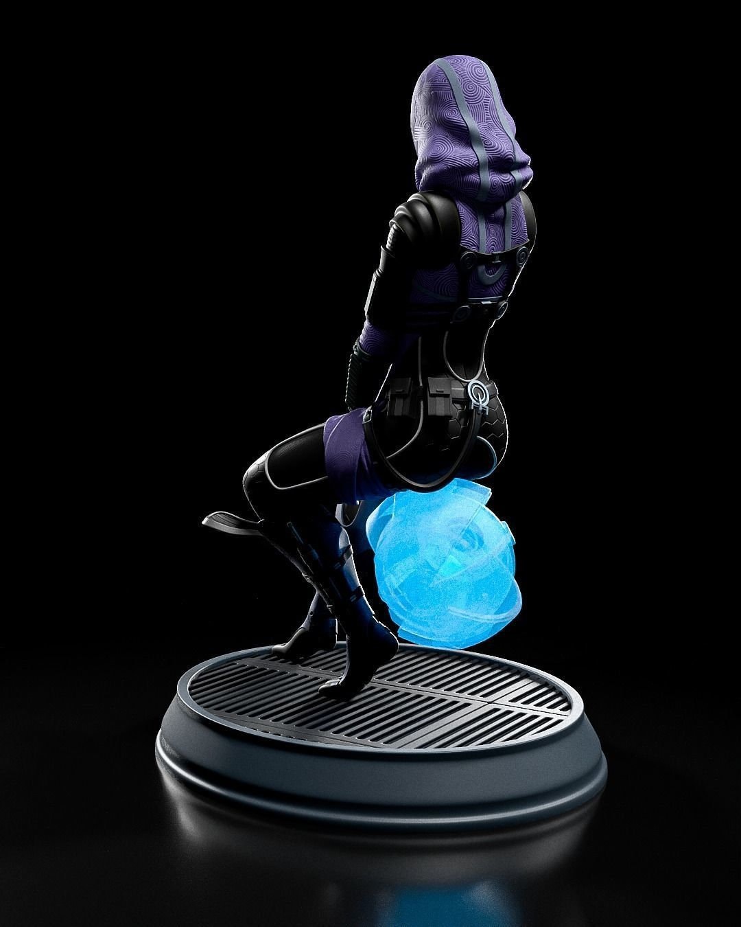 Tali'zorah Nar Rayya 3D Figure Quarian Engineer and Technician Daughter ...