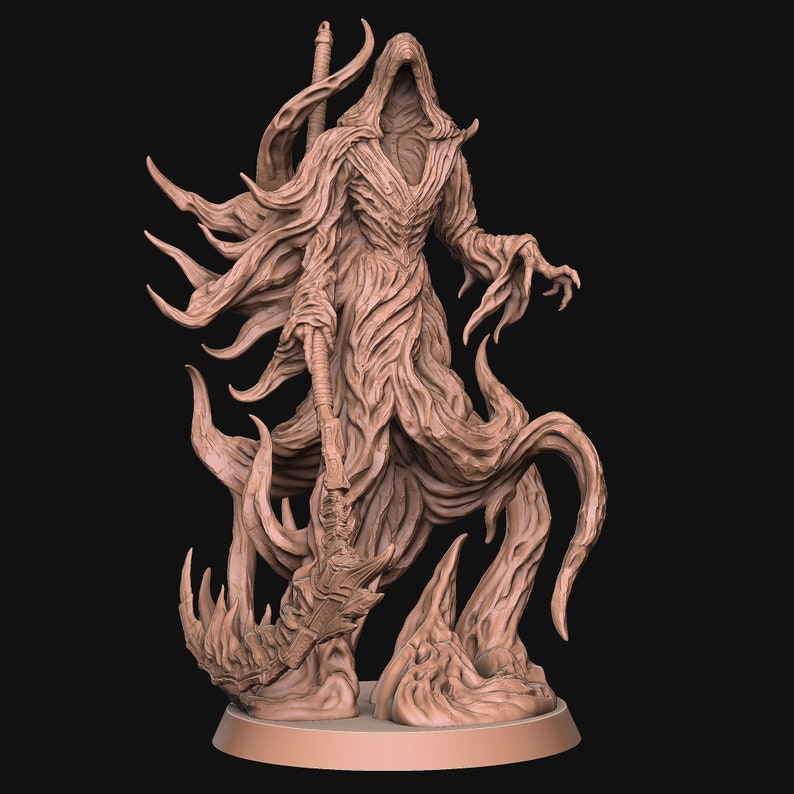 Grim Reaper Sculpture 12K Resin 3D Printed Collectible Figure Mistic ...