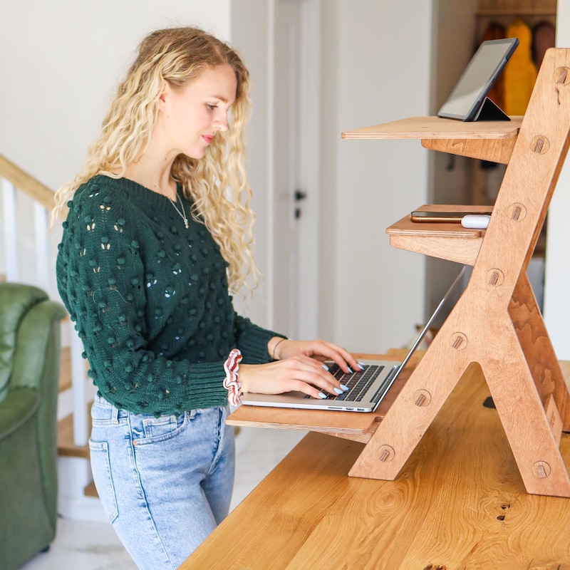 Wood Laptop Stand - Etsy