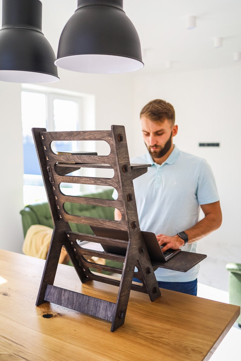 Ergonomic Standing Desk Made From High Quality Plywood | Sit to Stand ...