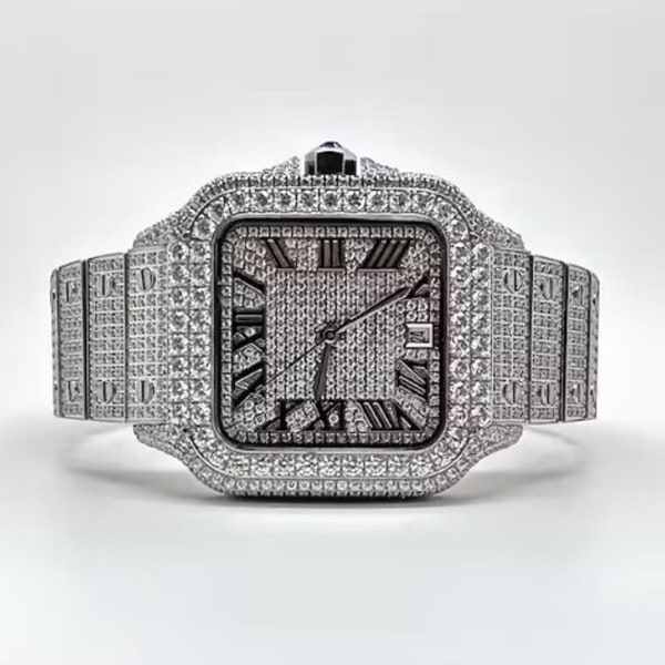 Lab Diamond Watch - Etsy