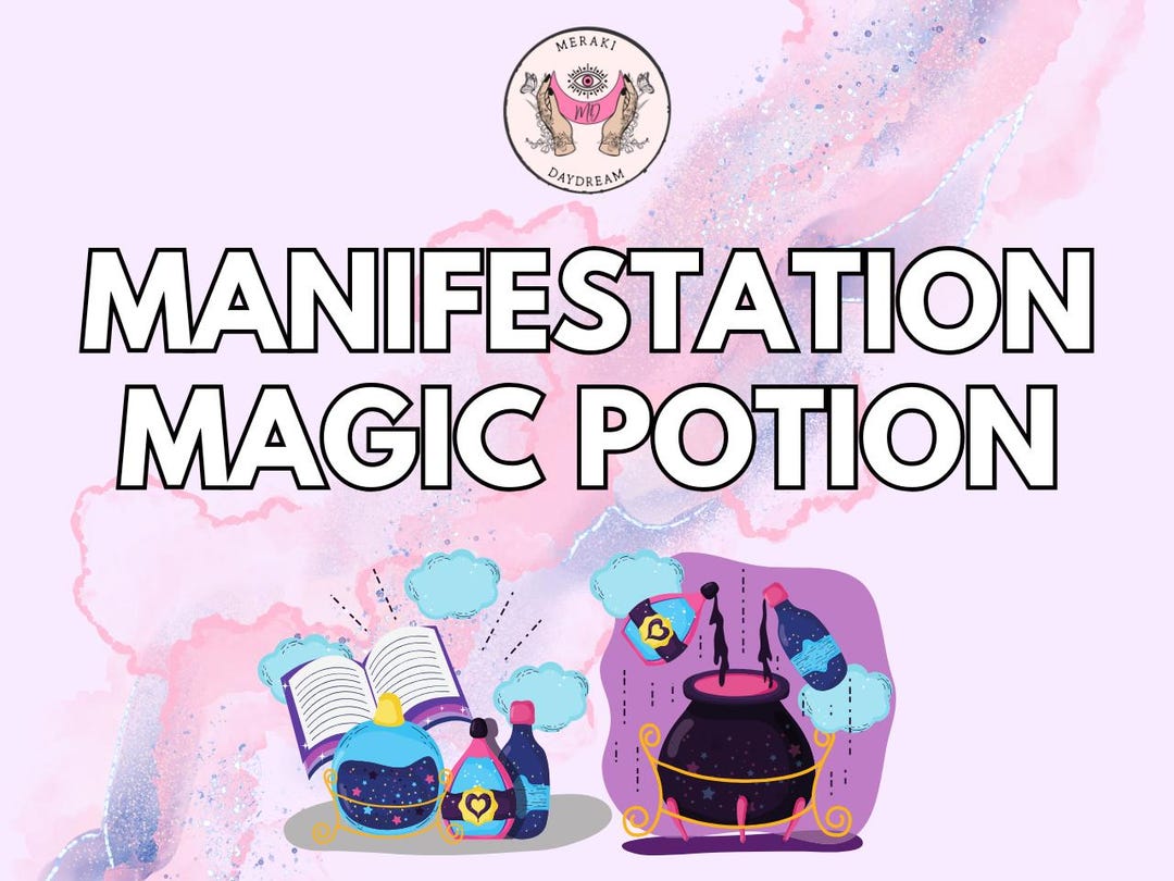 Manifestation Magic Potion Guide – Digital Manifestation Workbook for ...