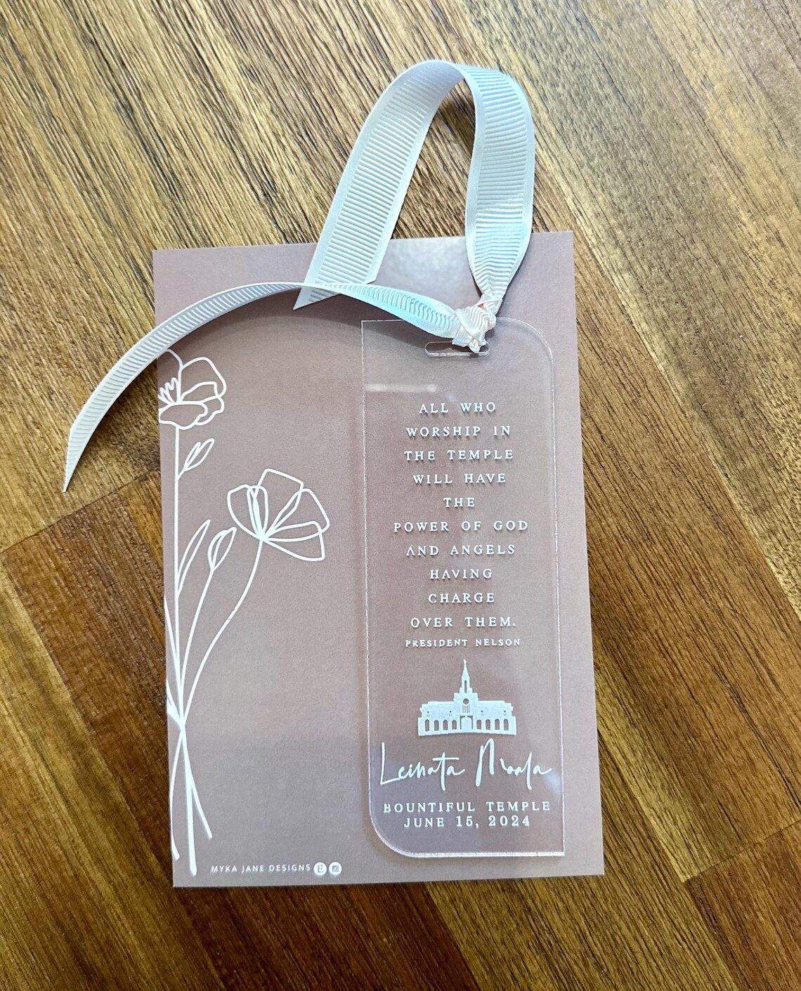 LDS Missionary Temple Bag Tag, Bookmark, Elder, Sister, Called to Serve ...