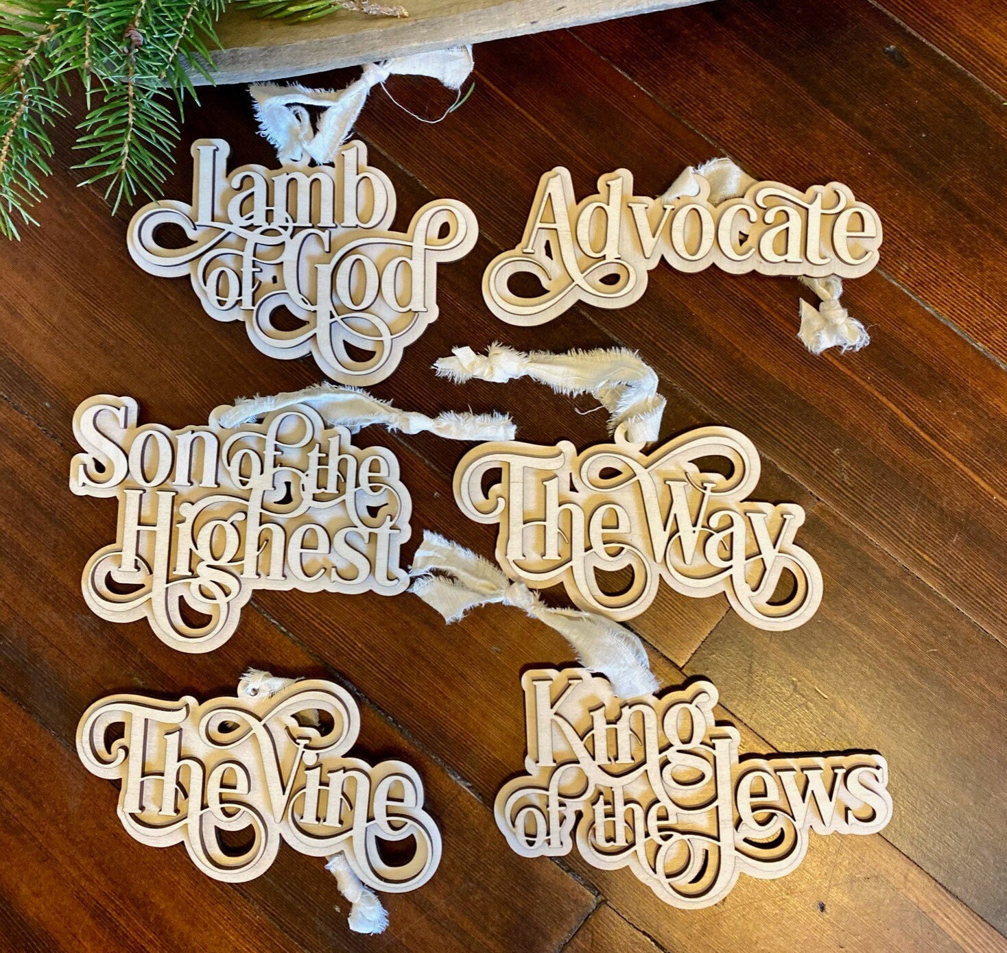 Names of Christ Christmas Ornaments. Christmas Advent - Etsy Canada