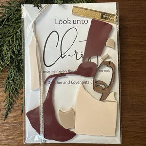 Look Unto Christ , 2025 LDS Youth Theme, DIY, Christmas Ornament ...
