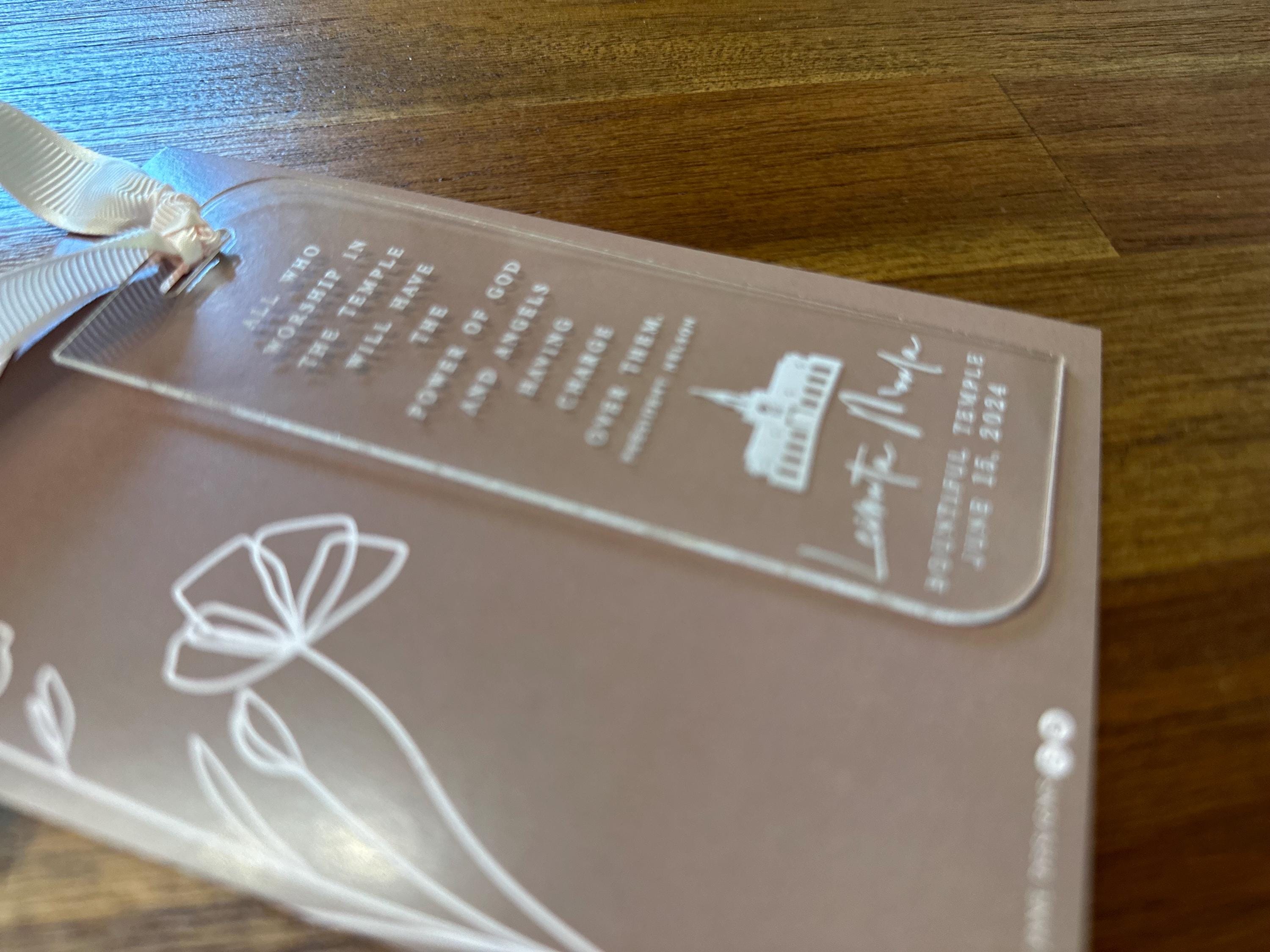 LDS Missionary Temple Bag Tag, Bookmark, Elder, Sister, Called to Serve ...