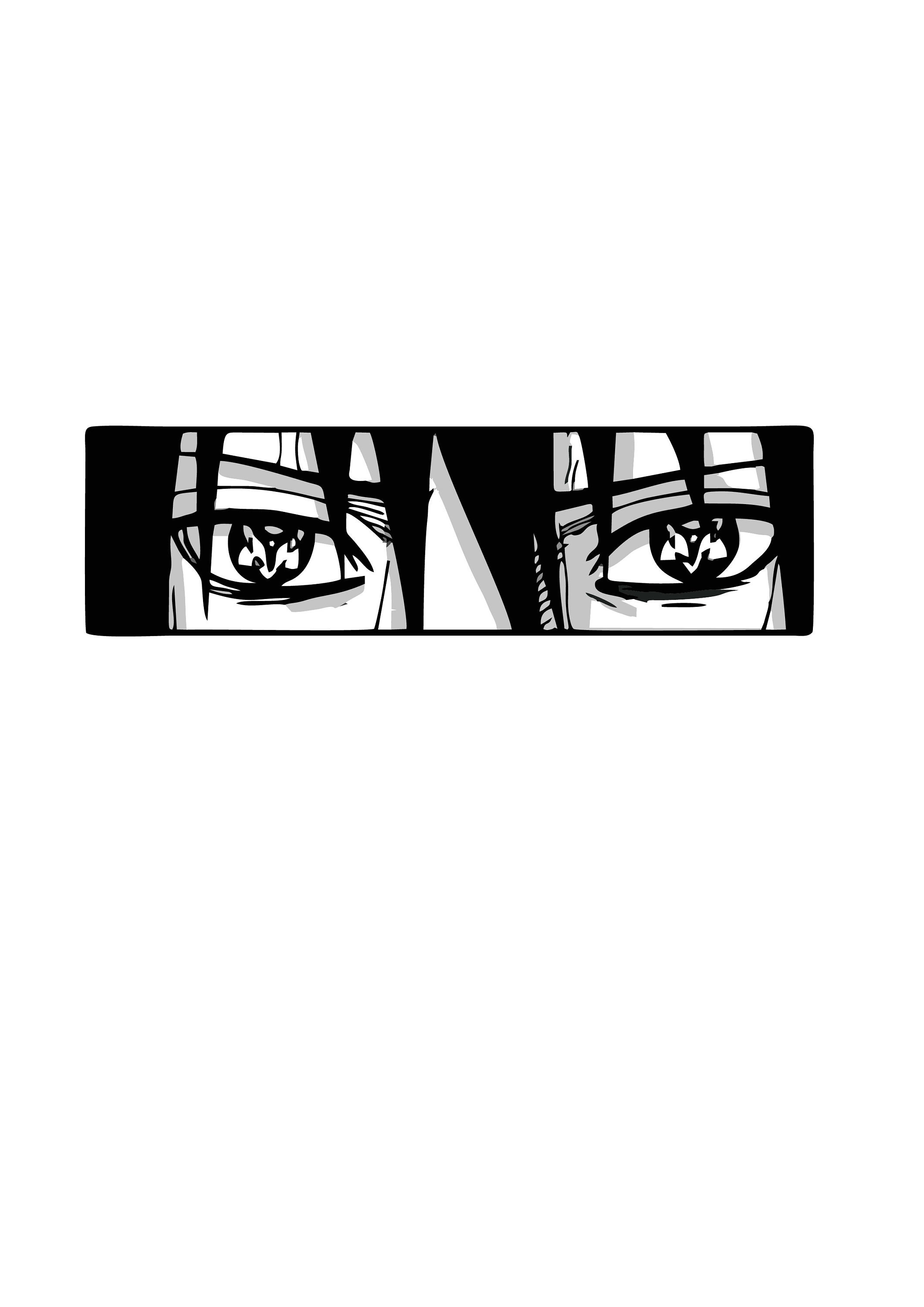 SVG PDF DXF naruto anime bundle itachi saske obito sharingan | Etsy