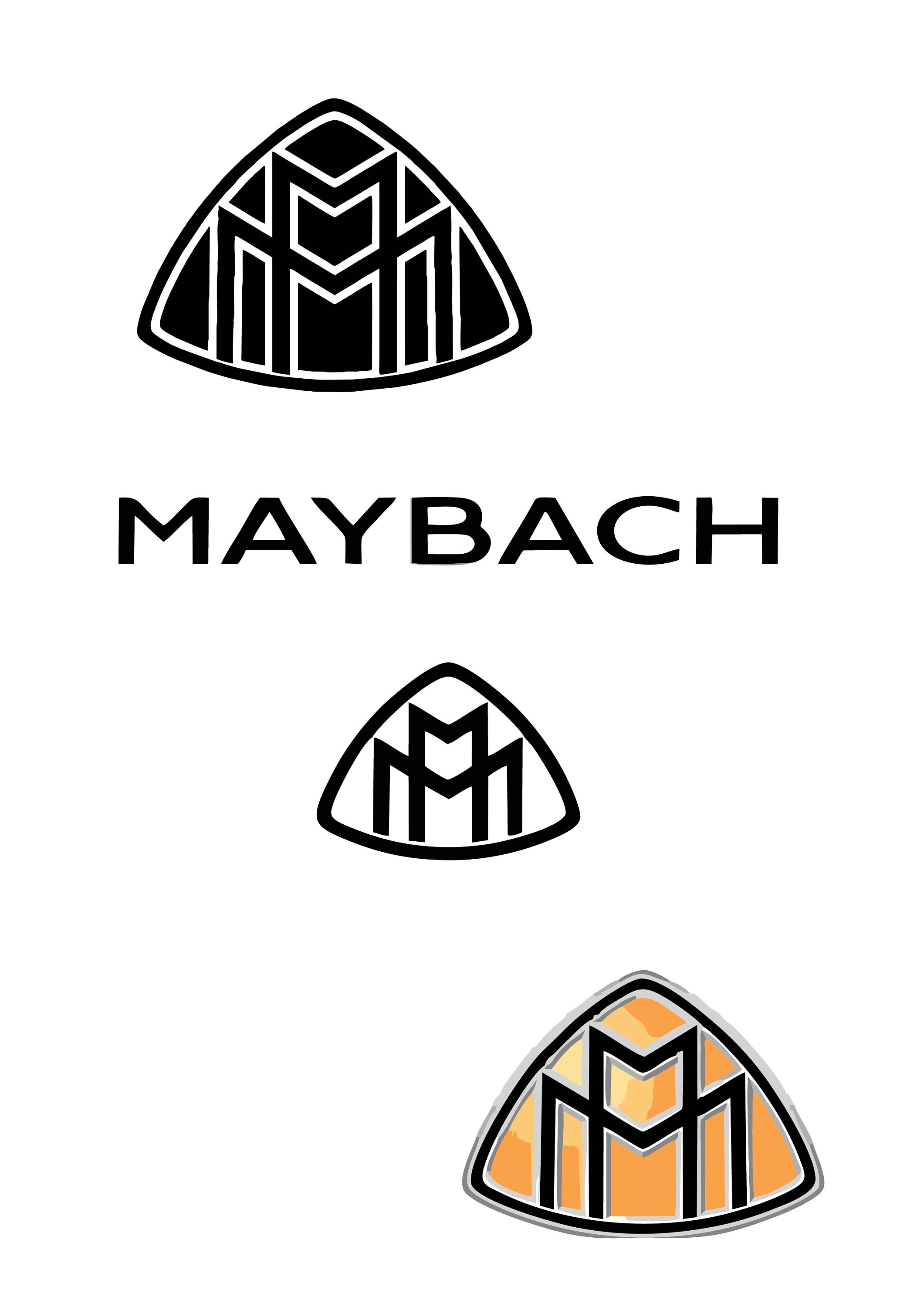 SVG PDF DXF logos of German cars audi bmw Brabus maybach | Etsy