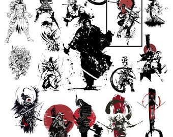 Samurai Dxf | Etsy