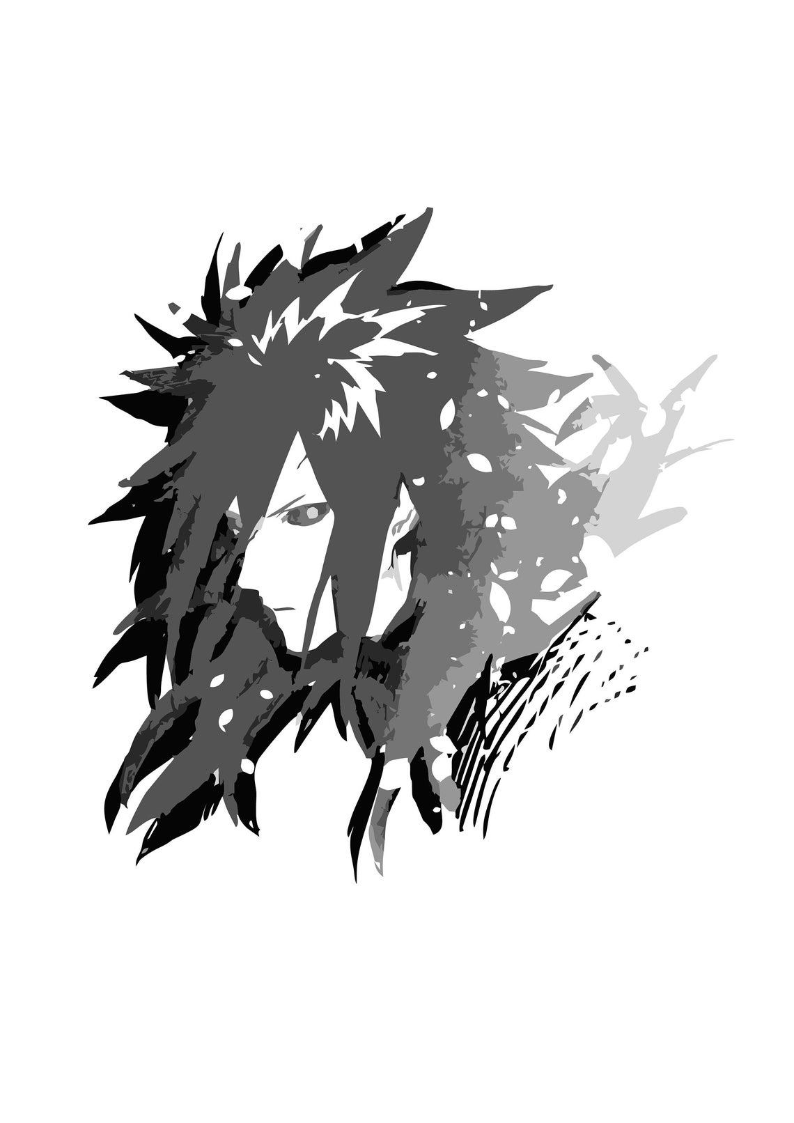 SVG PDF DXF naruto anime bundle itachi saske obito sharingan | Etsy