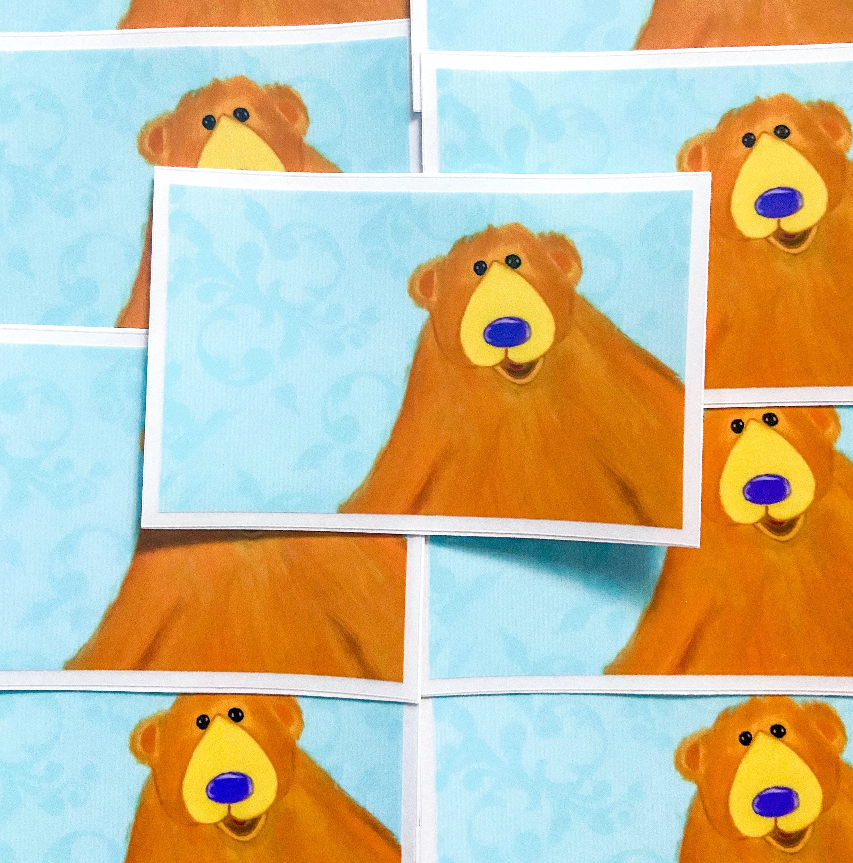 Bear in the Big Blue House Disney Sticker Waterproof Sticker Hydroflask ...