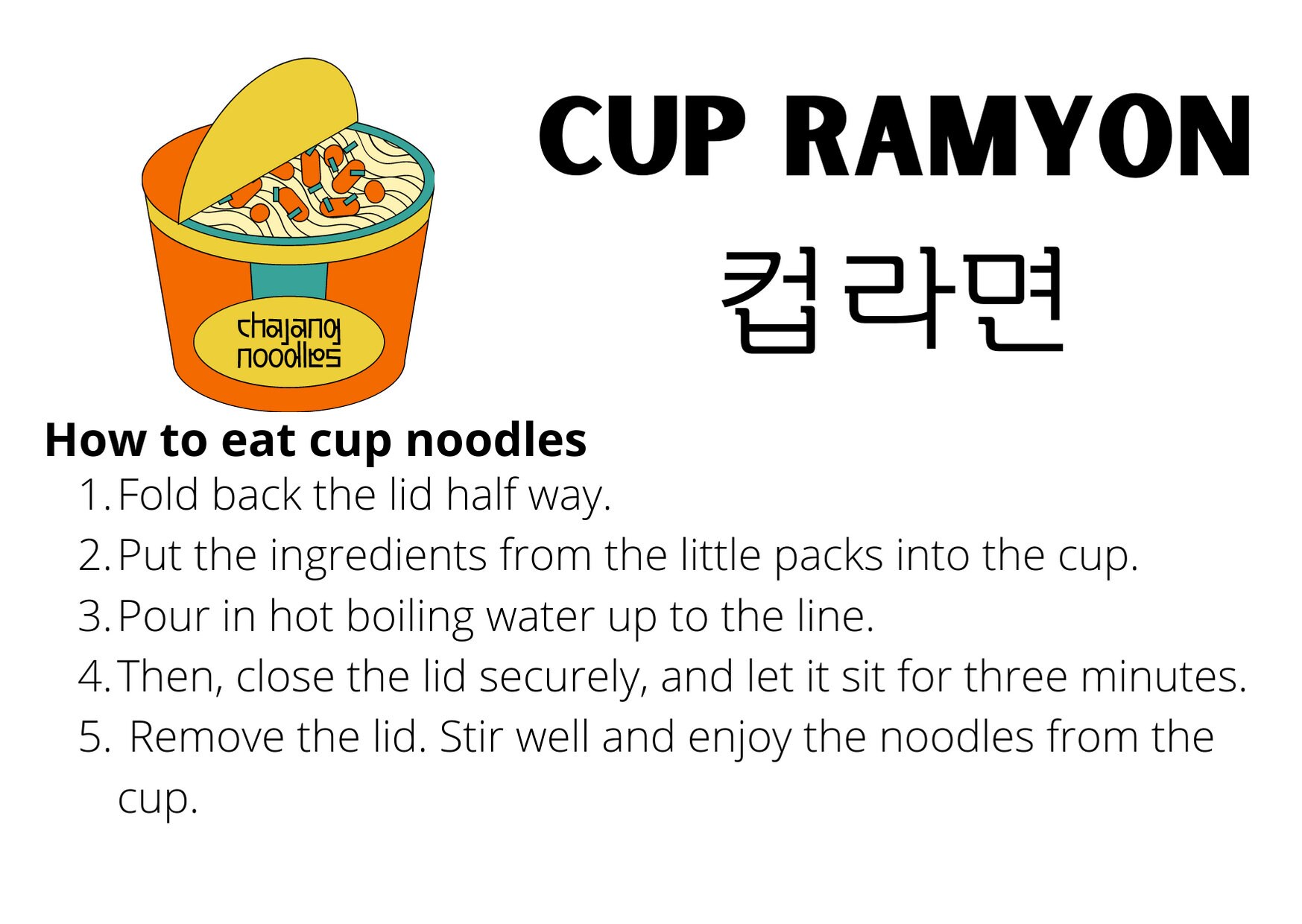 Printable Learn Korean Food With Cards Food Words Digital Goodnotes ...
